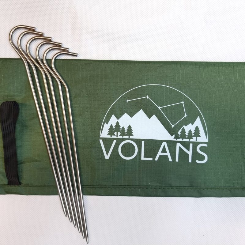 Large Tent Stakes | Strong Aluminium Spiral - VOLANS