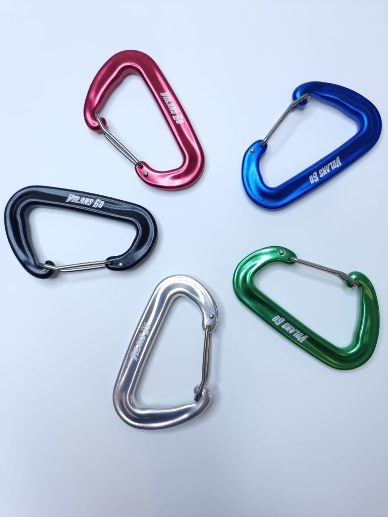 12kN Carabiner | D-Type Wire gate carabiners - VOLANS