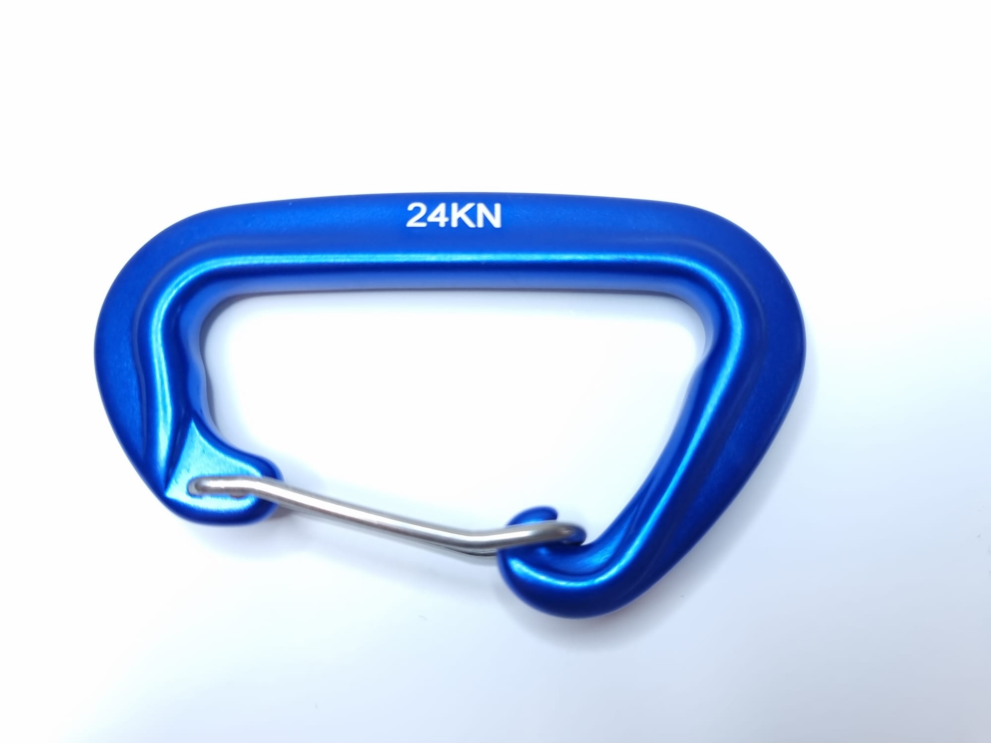 24kN Carabiner | D-Type Wire gate carabiners | Blue or Red - VOLANS
