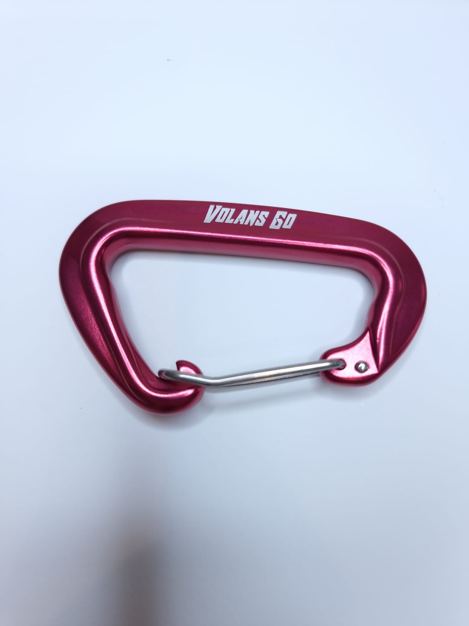 24kN Carabiner | D-Type Wire gate carabiners | Blue or Red - VOLANS