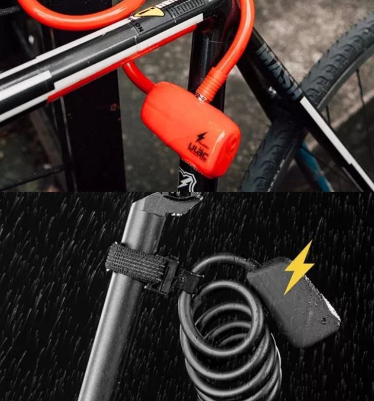 ULÄC NEO BIKE ALARM LOCK - 110dB Security Alarm, Tamper, Shock, and Cut ...