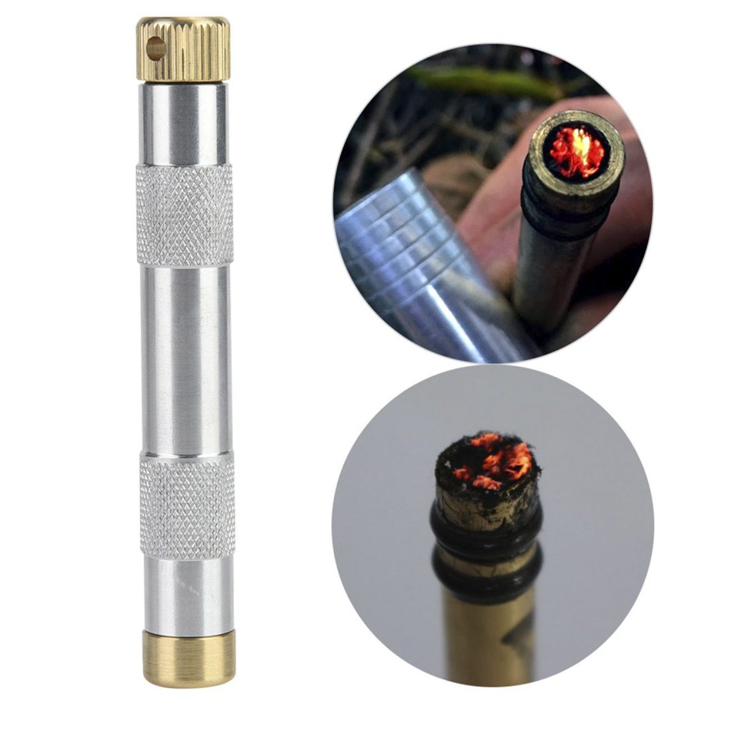 Fire Piston Combo in Tin - Complete Bushcraft Fire-Making Set including ...