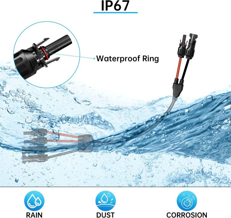 MC4 Parallel Splitter Male/Female 4 to 2 - VOLANS
