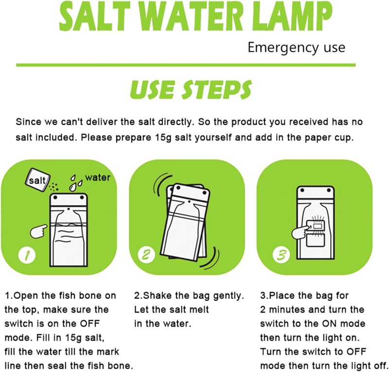 Emergency Salt Water Lamp - VOLANS