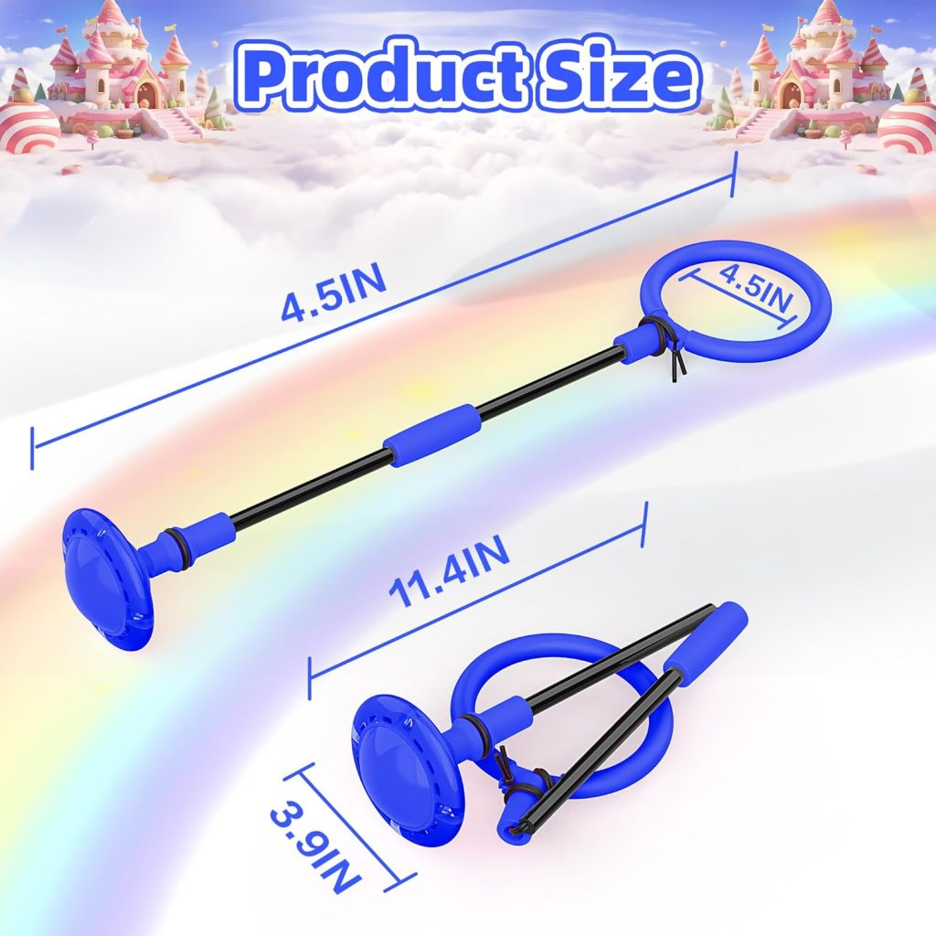 Volans Dynamo Skip-It Ball – Kinetic LED Flashing Ankle Skip Toy | No ...