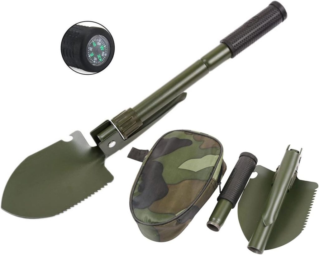 Military Small Folding Camping Shovel - Compact for Off-Road and ...