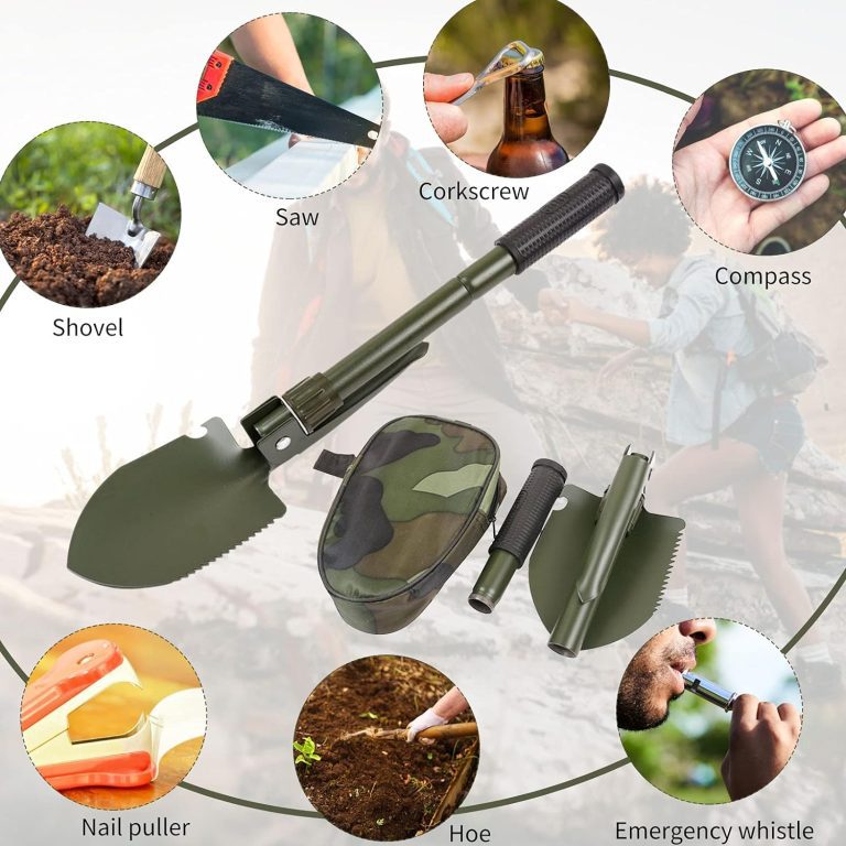 Military Small Folding Camping Shovel - Compact for Off-Road and ...