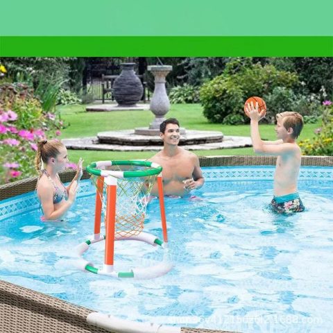 Splash Hoop 360 - Floating Pool Basketball Game - VOLANS