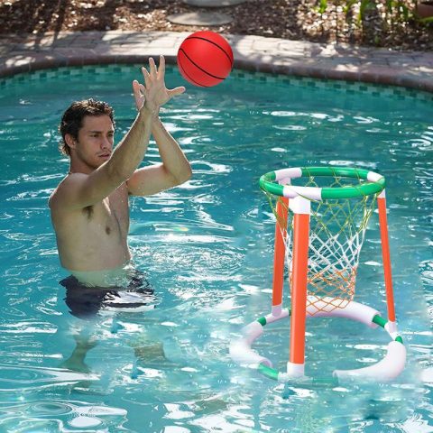 Splash Hoop 360 - Floating Pool Basketball Game - VOLANS