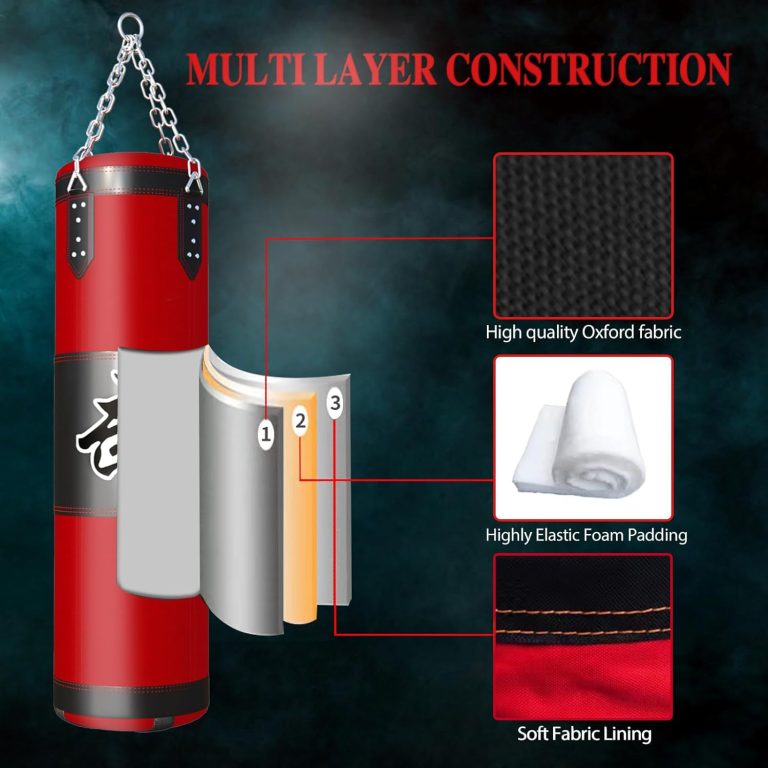 Kids & Youth Boxing Bag Set with Gloves – Unfilled Beginner Punching ...