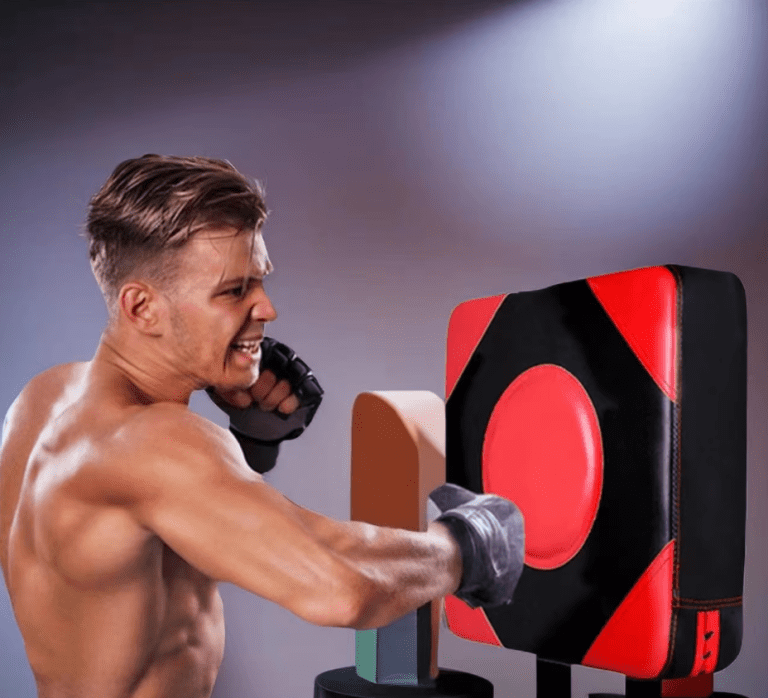 Boxing Wall Punch Pad (38×38×8.5 cm) – Red & Black - VOLANS