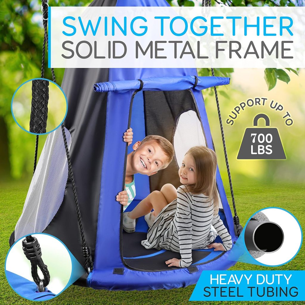Hanging Tent Swing: Fun Indoor/Outdoor Pod for Kids! - VOLANS