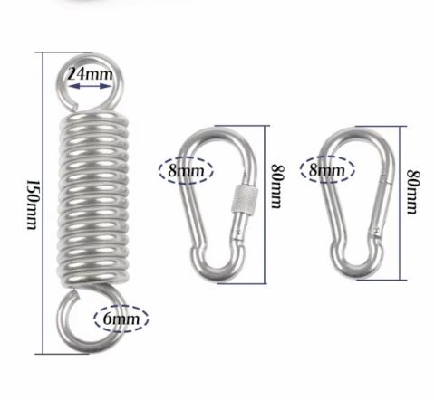 Ceiling Hook Steel Spring with 450kg Capacity: Hang with Ease! - VOLANS