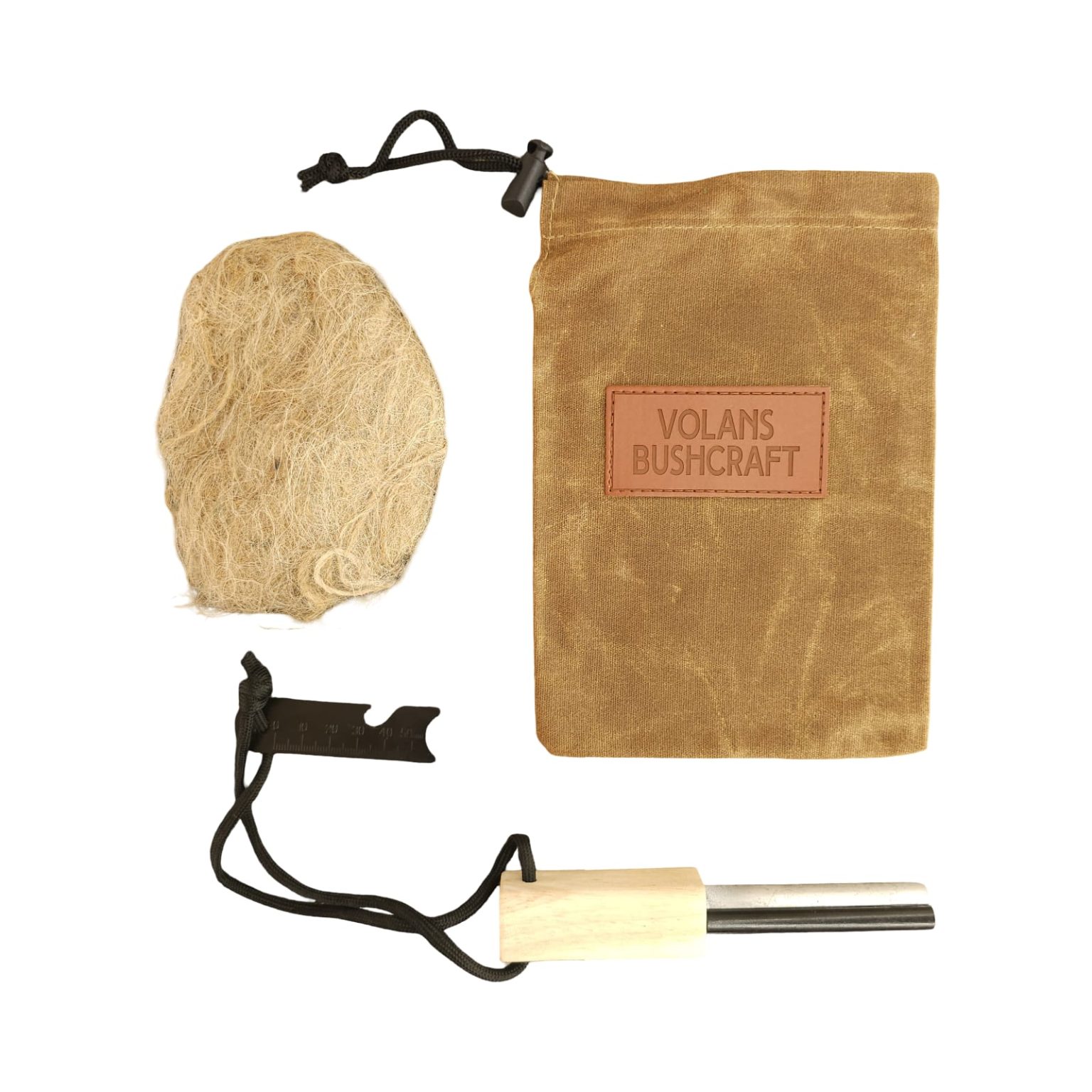 Ferrocerium & Magnesium Rod Fire Starter as seen on Naked & Afraid - VOLANS