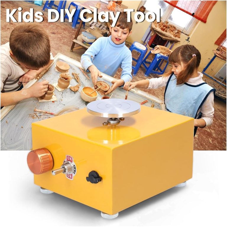 Mini Pottery Wheel Machine: Creative Clay Fun for Kids & Beginners ...