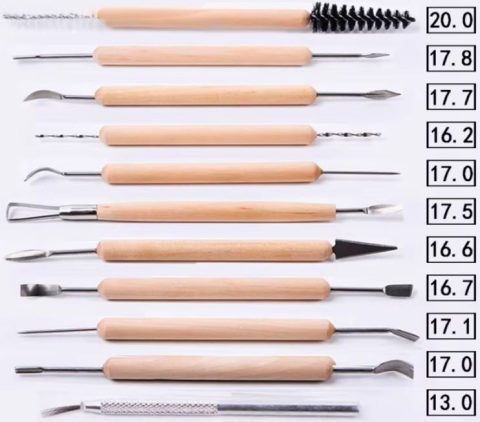 11-Piece Ceramic Clay Tools Kit: Essential Pottery Sculpting Set for ...